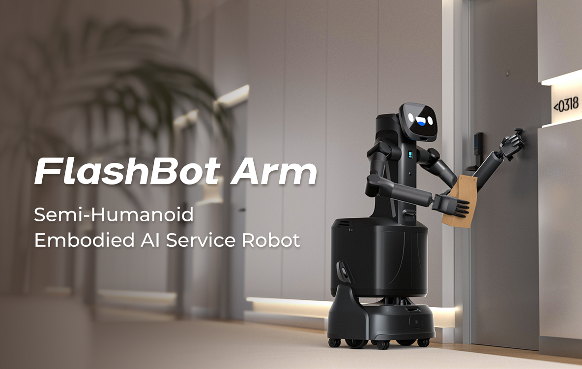 Pudu Robotics Unveils FlashBot Arm: A Semi-Humanoid Embodied AI Service Robot for Commercial ...